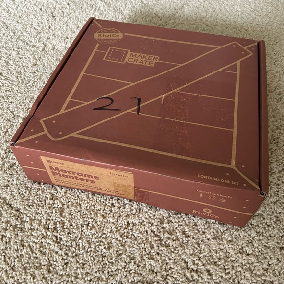 Kiwico | Toys | Maker Crate Macrame Planters Arts Crafts Kit Kiwico ...